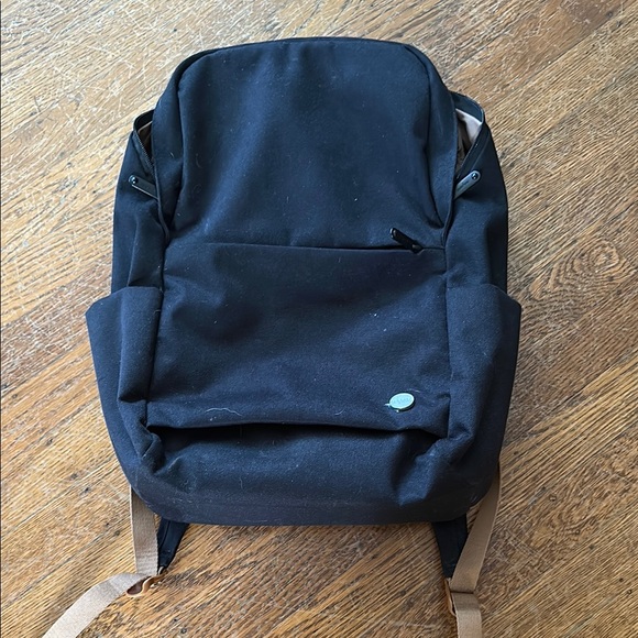 Bags | Small Black Backpack With Interior Laptop Pocket | Poshmark